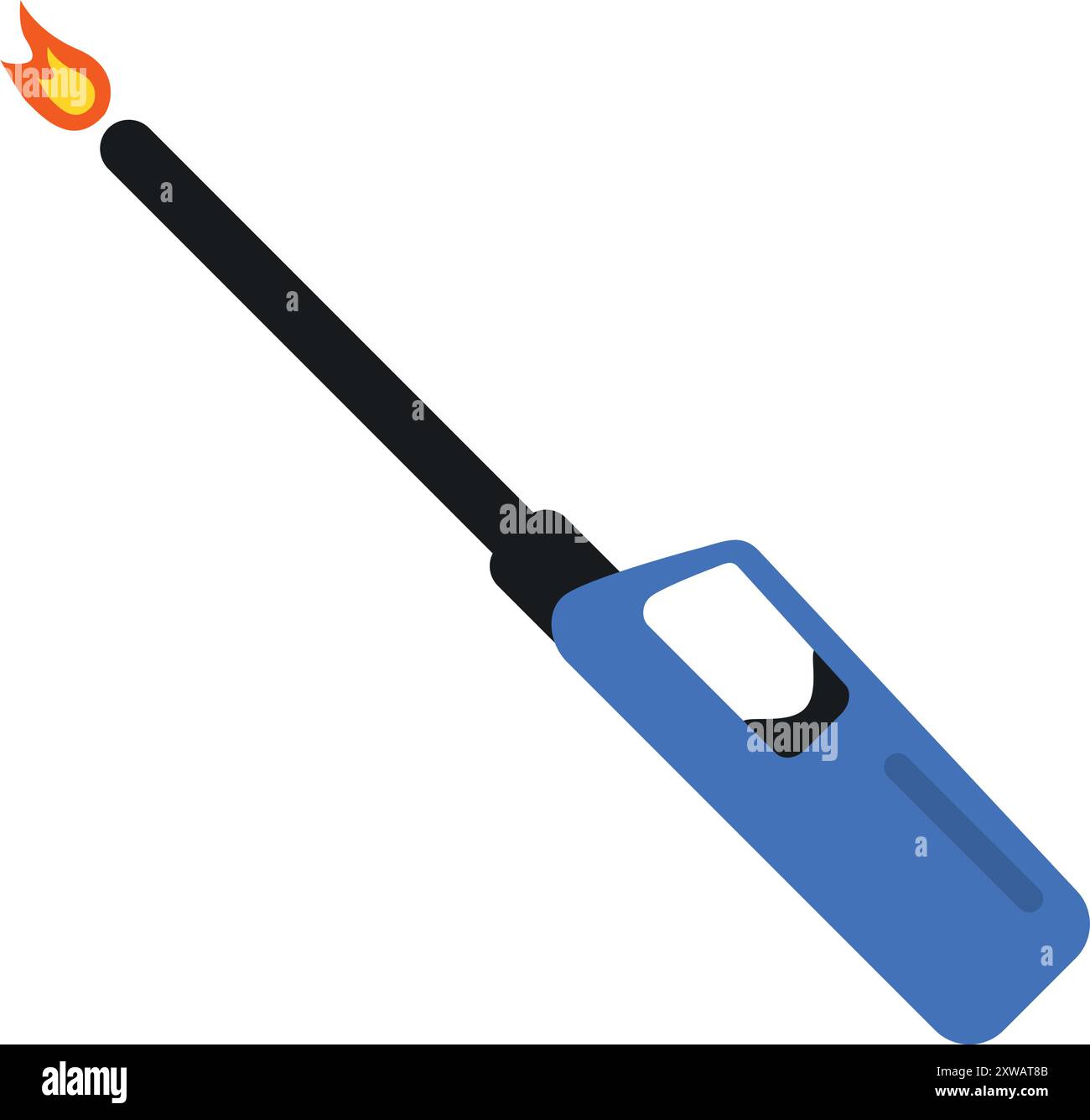 Barbecue fire starter. Grill flame lighter tool Stock Vector Image ...