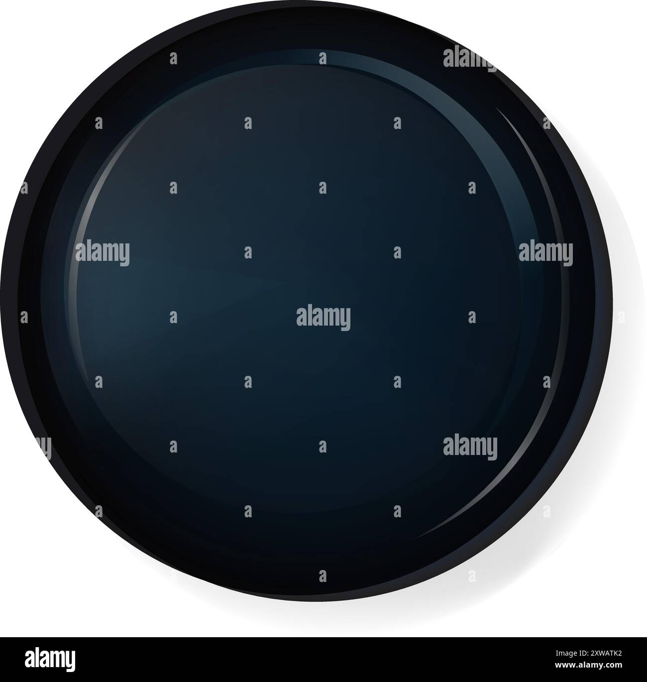 Black button pin mockup. Realistic plastic label Stock Vector Image ...