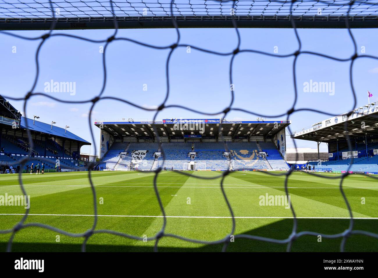 The stadium in the sunshine before the Championship match between ...