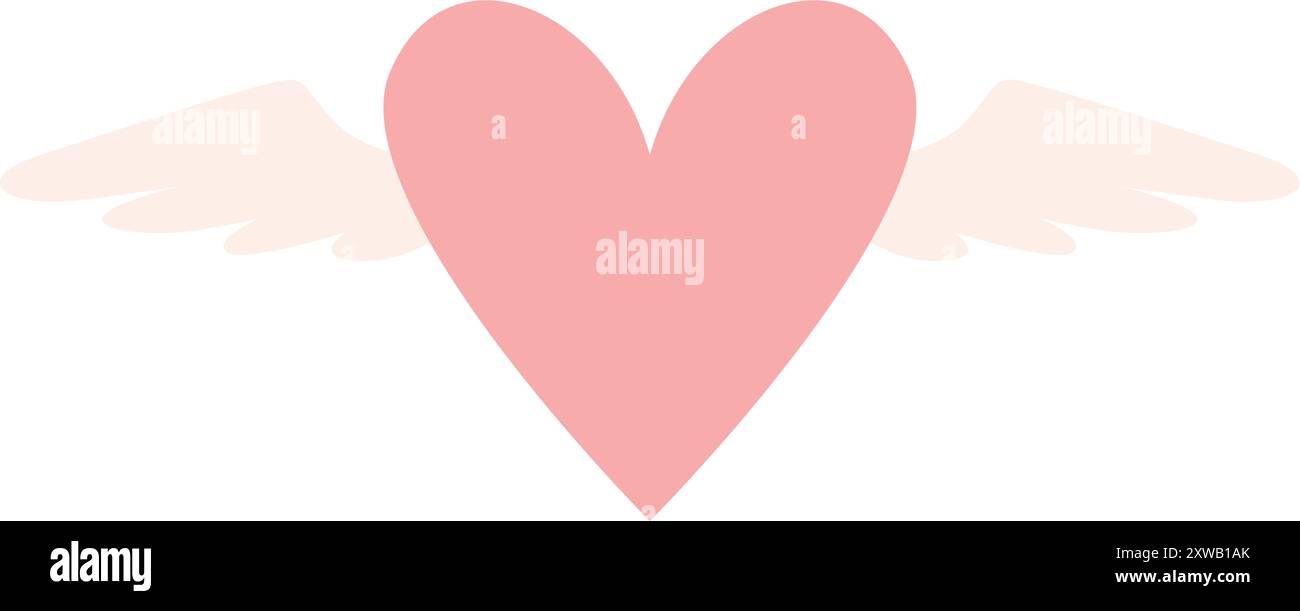 Winged heart hi-res stock photography and images - Alamy