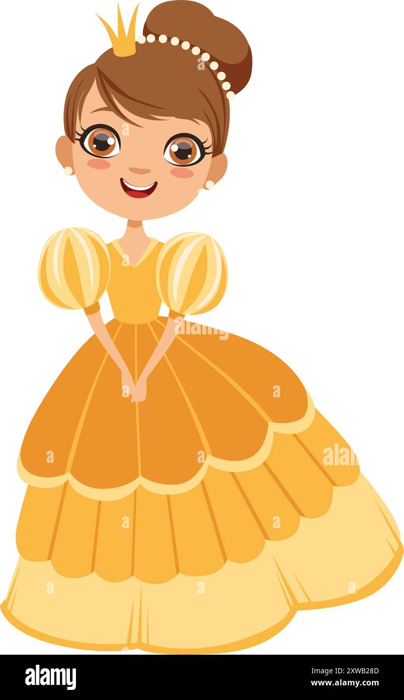 Posing as queen crown Cut Out Stock Images & Pictures - Alamy