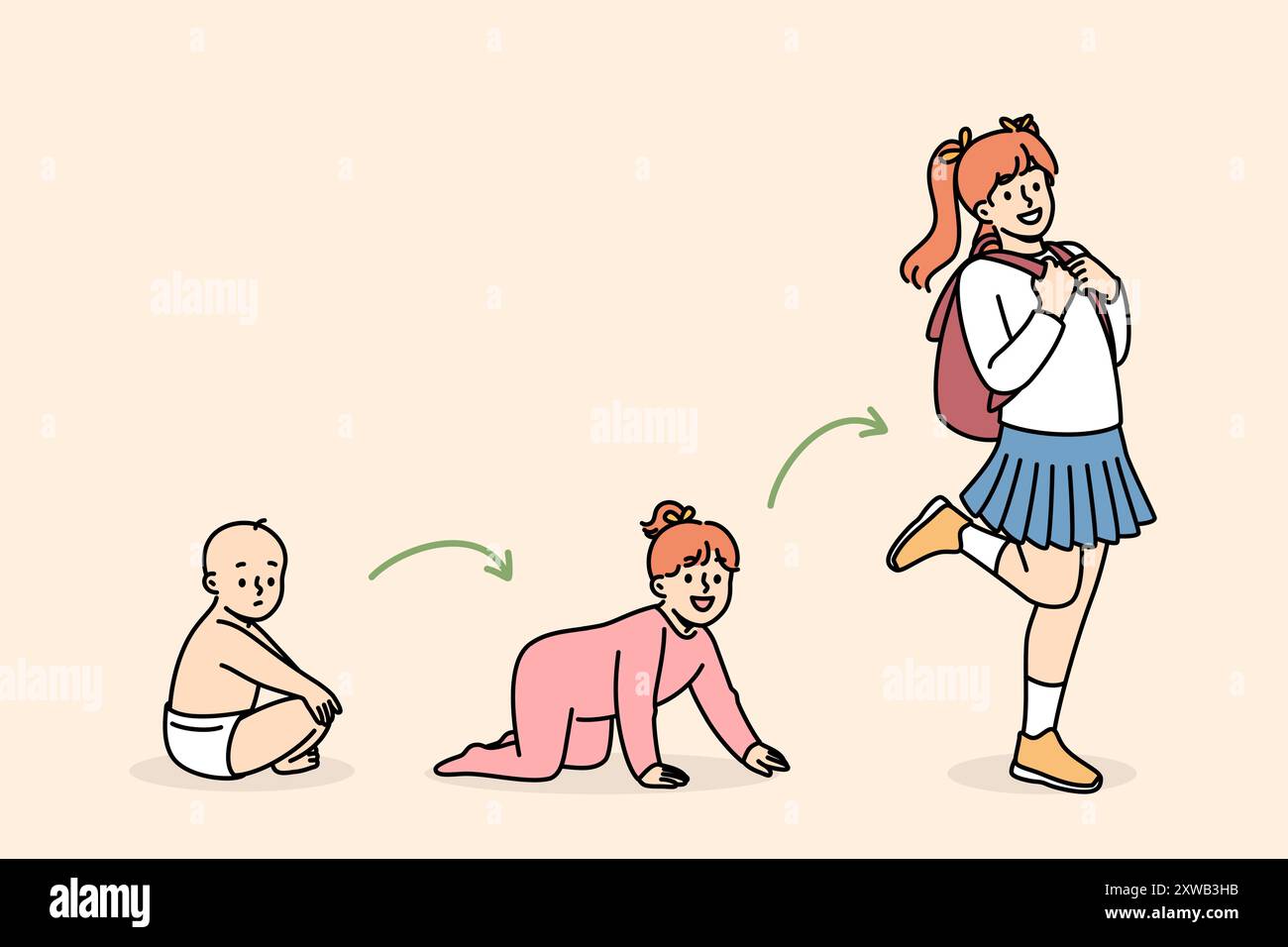 Reaching milestones Stock Vector Images - Alamy