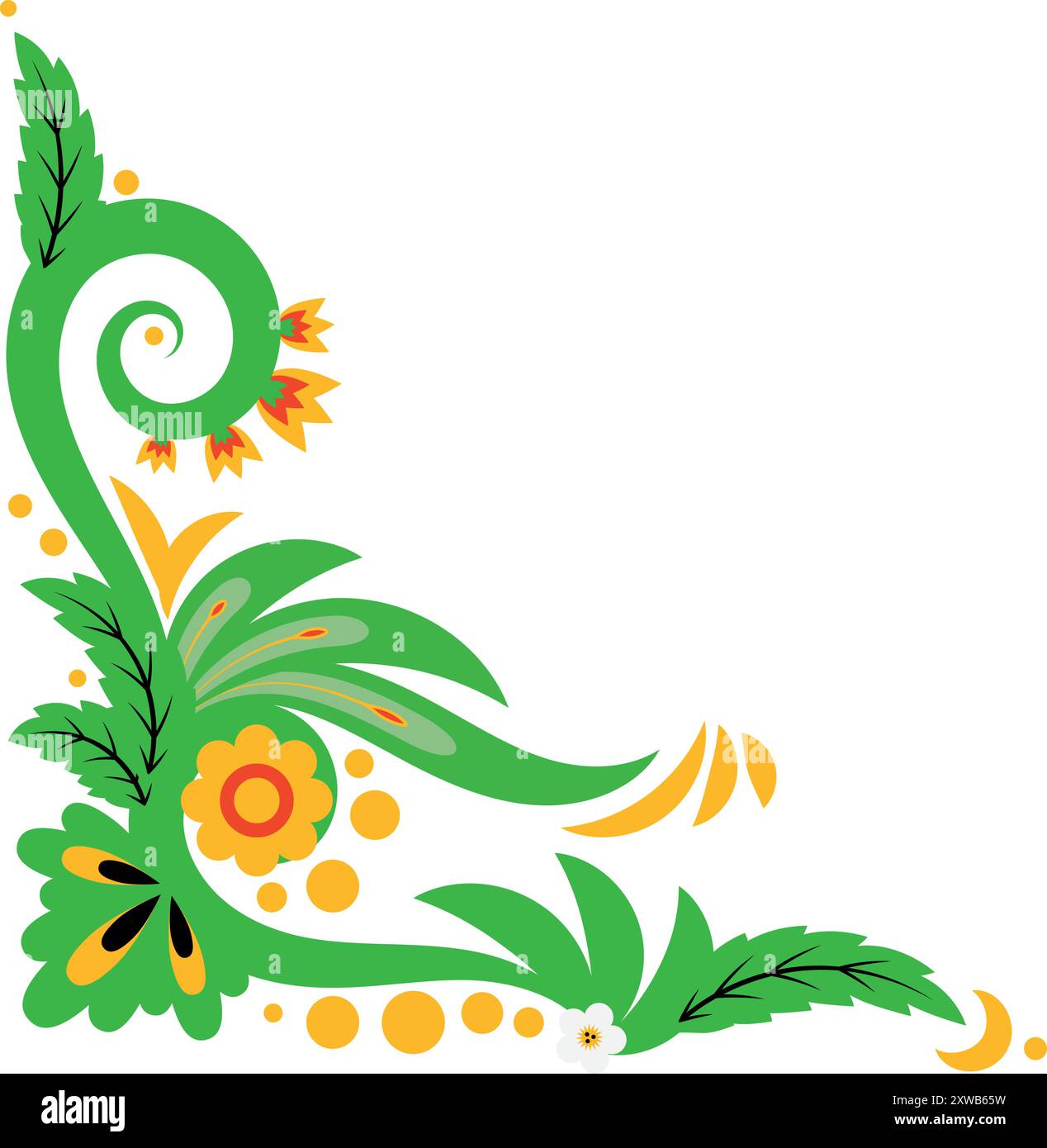 Border Designs Colorful Corner