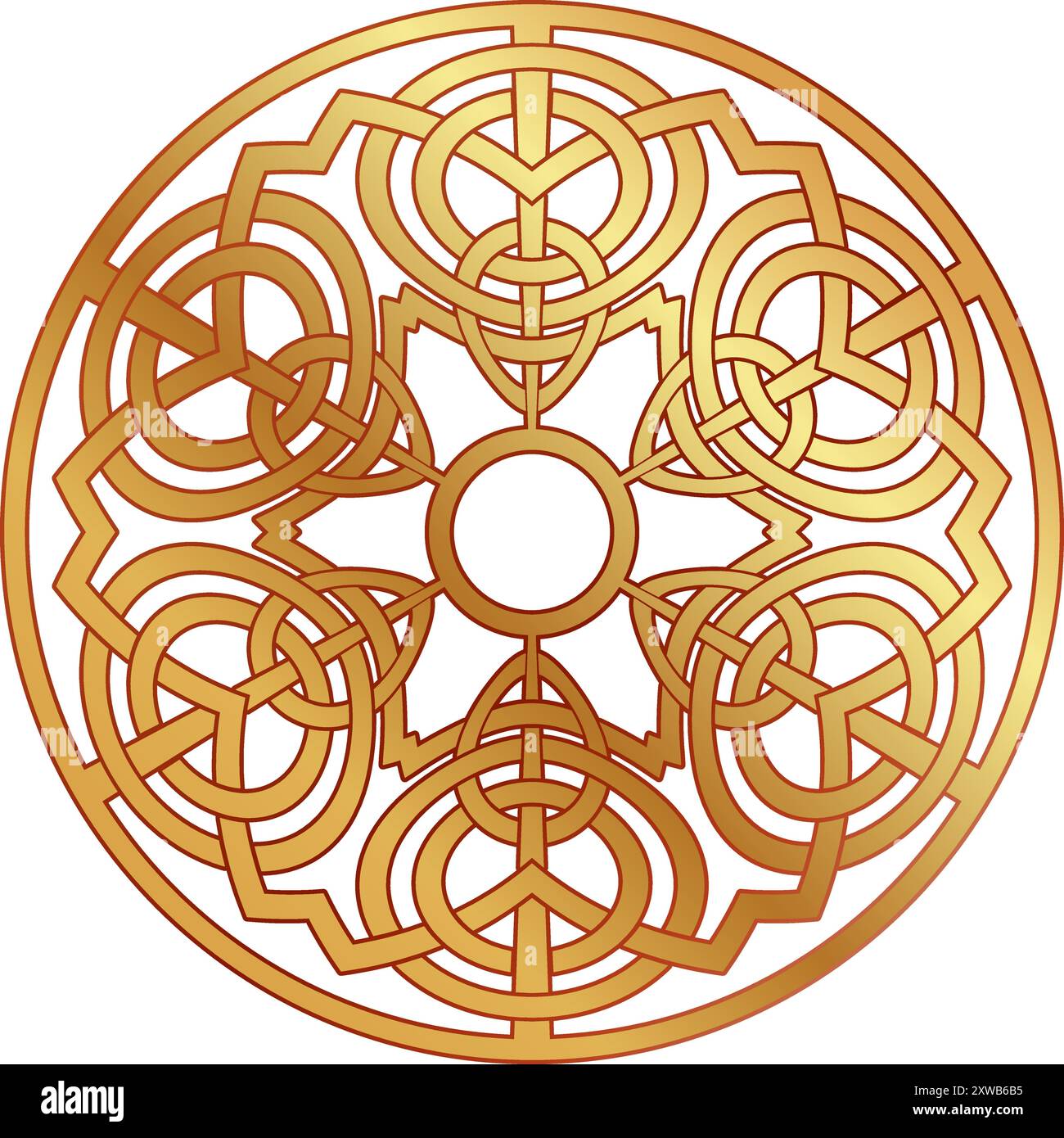 Circle monogram border hi-res stock photography and images - Alamy