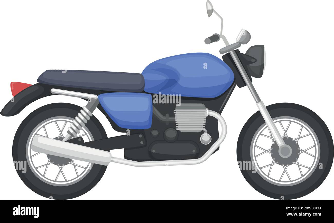 Motorcycle cartoon hi-res stock photography and images - Alamy