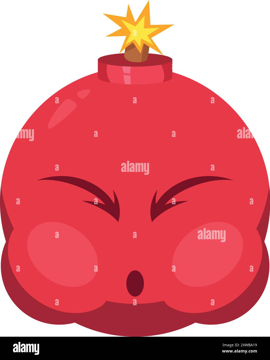 Bomb emoticon cartoon illustration hi-res stock photography and images ...