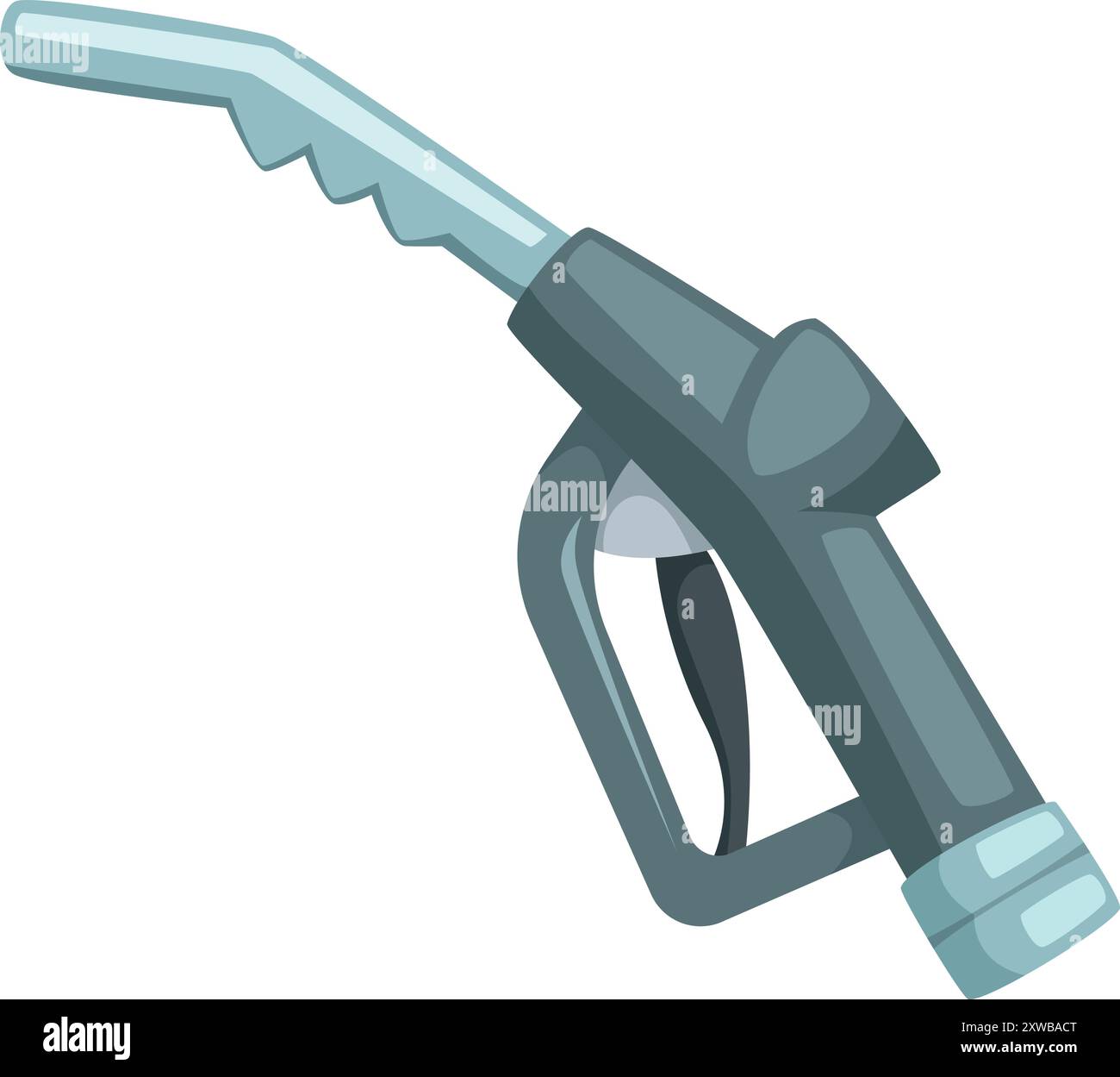 Gas station gun cartoon icon. Fuel pump tool Stock Vector Image & Art ...