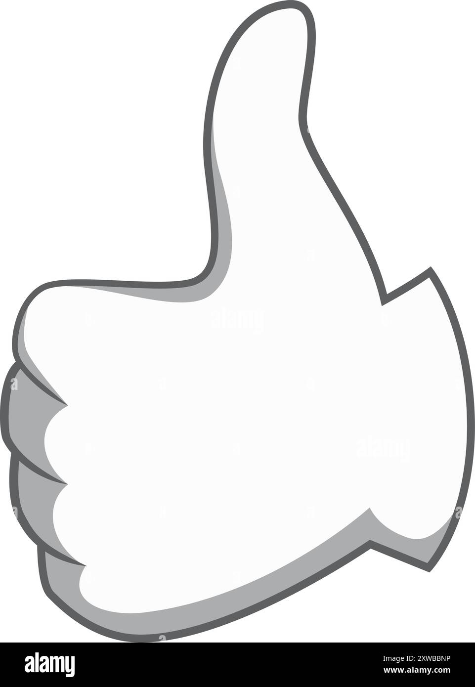 Hand pointing finger comic Black and White Stock Photos & Images - Alamy