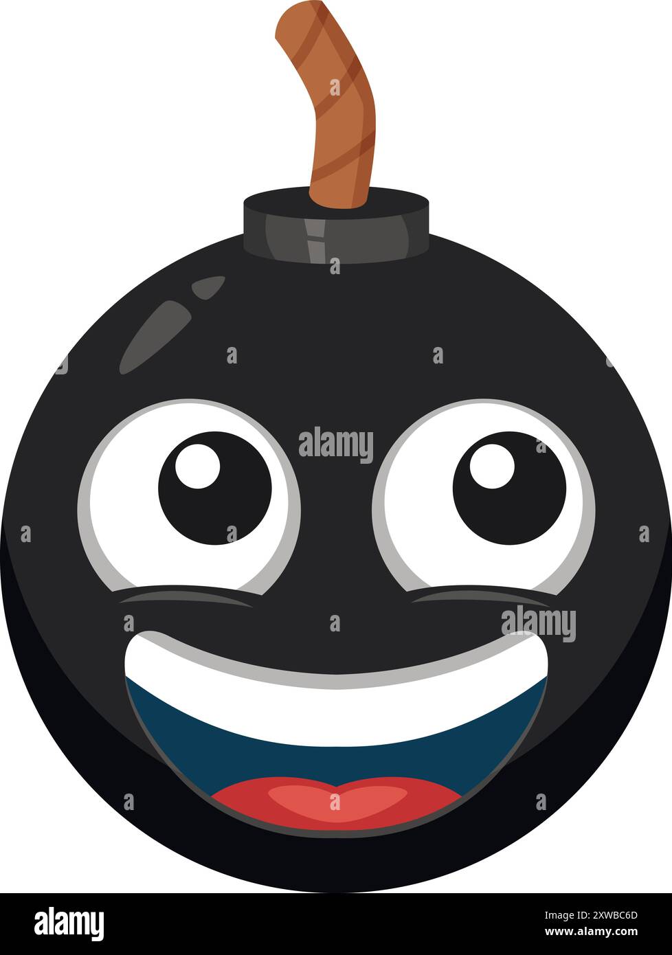 Cartoon bomb face hi-res stock photography and images - Alamy