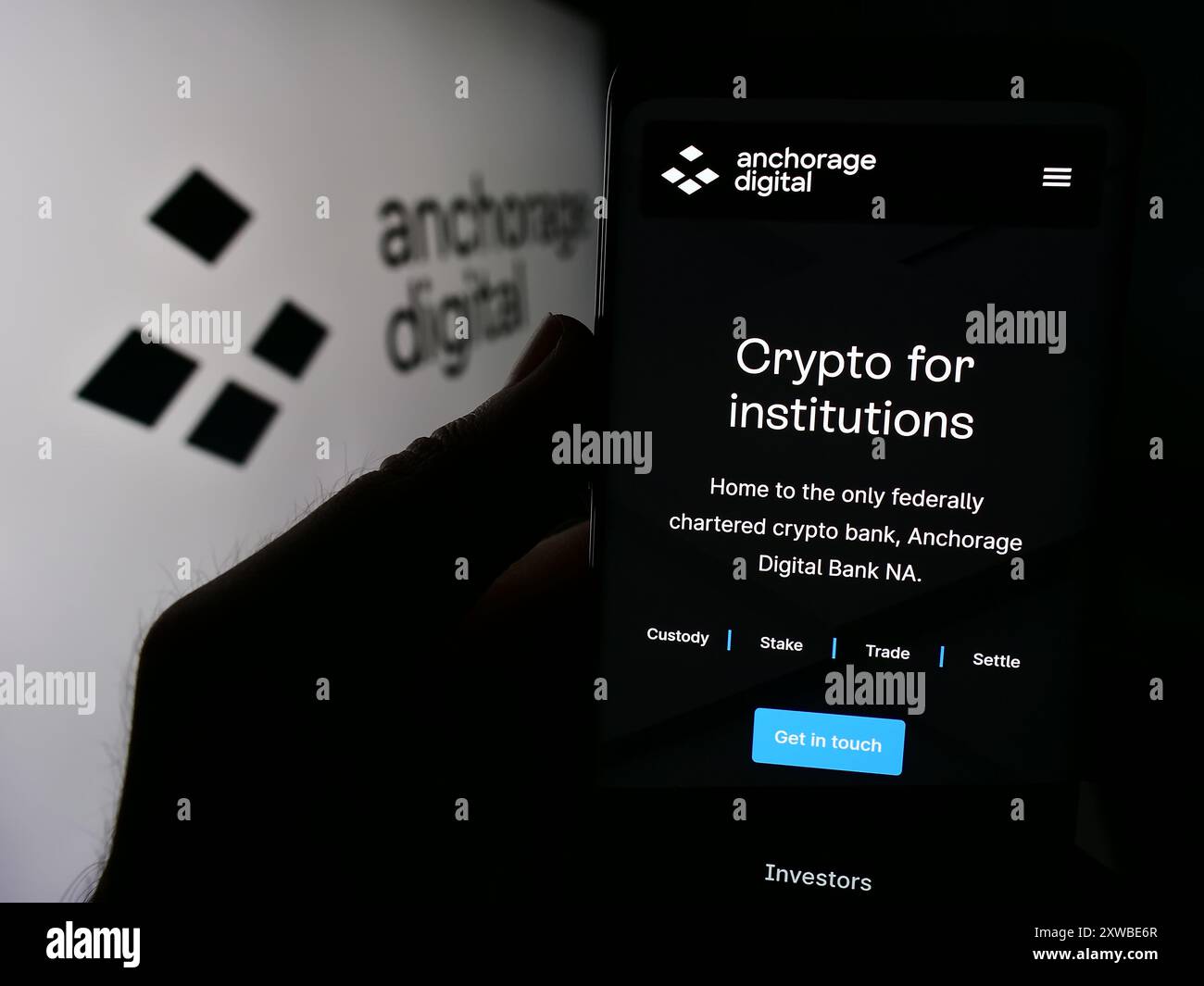 Focus anchor logo hi-res stock photography and images - Alamy