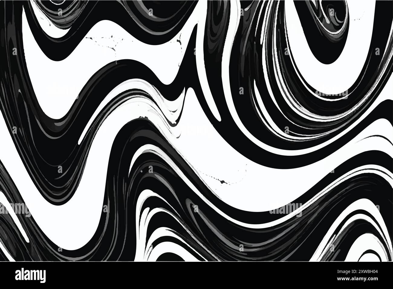 Wave design black and white. Black and white Abstract wavy Background ...