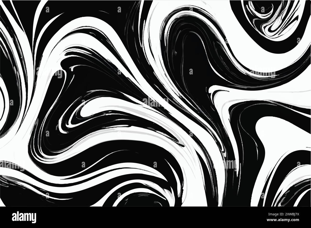Wave design black and white. Black and white Abstract wavy Background ...