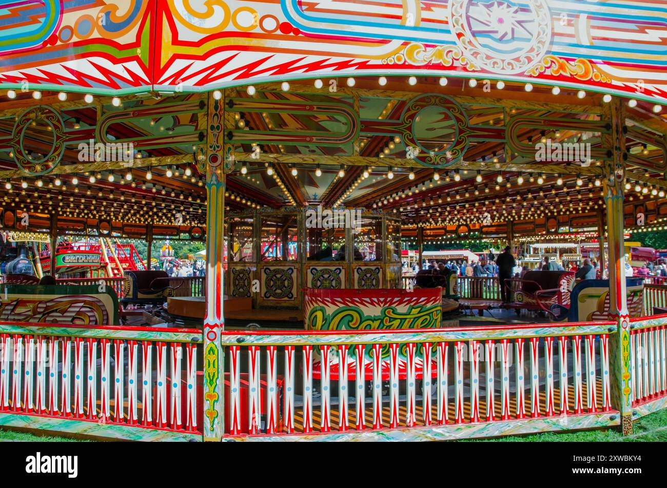 September 24, 2022: View of the vintage Waltzer ride at Carters Seam ...
