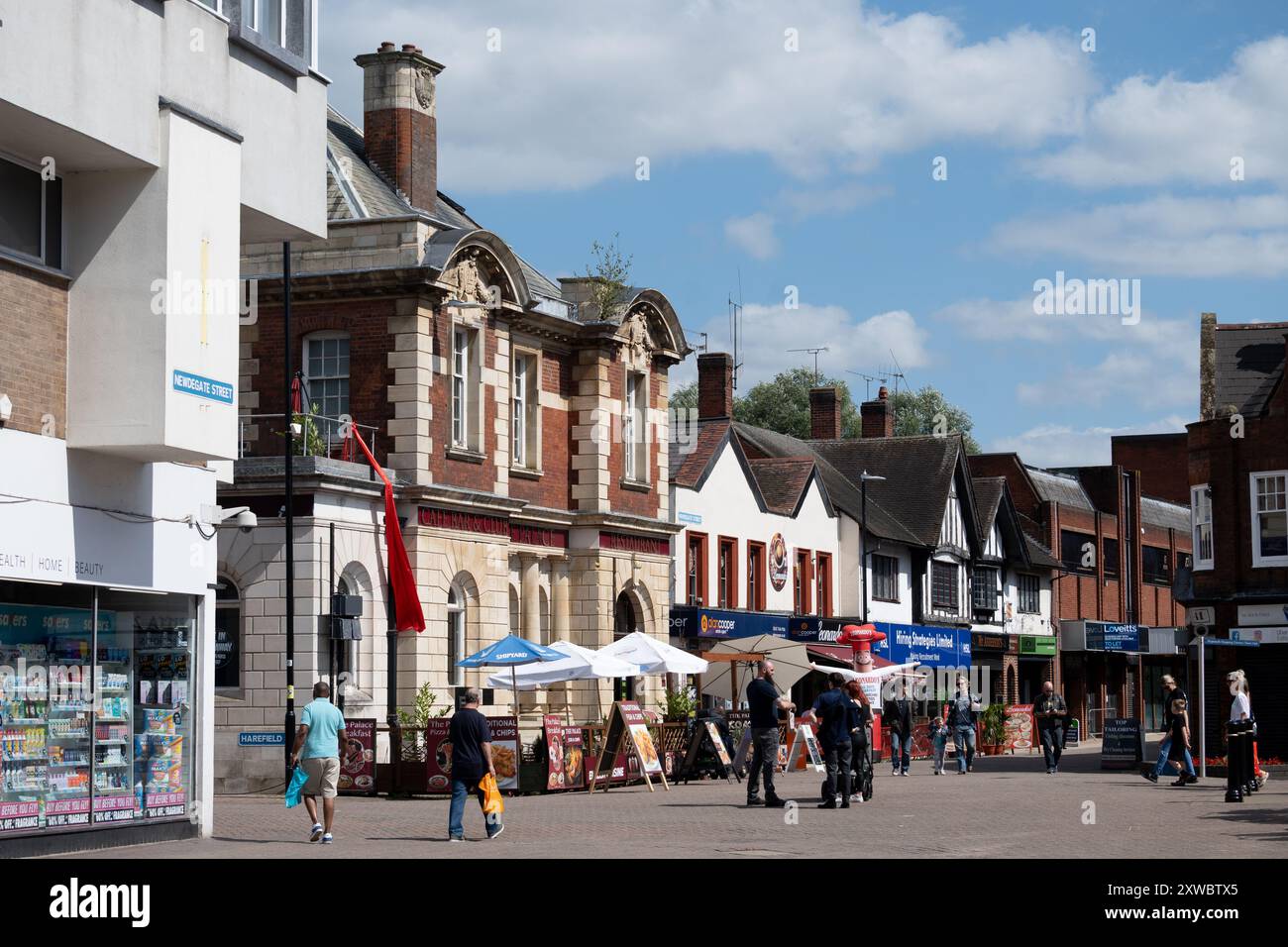 Newdegate Street, Nuneaton town centre, Warwickshire, England, UK Stock ...