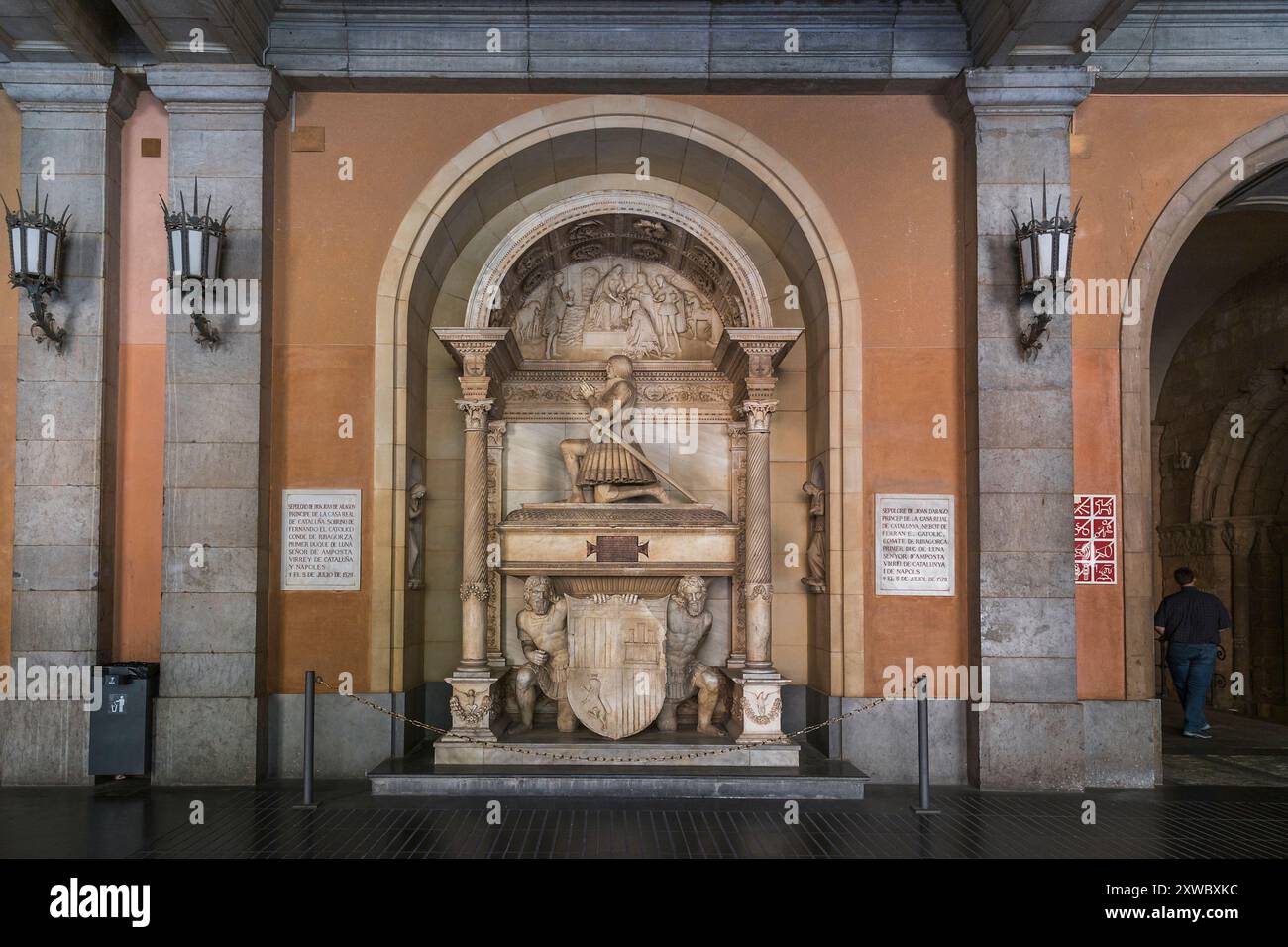 Inside basilica montserrat monastery on hi-res stock photography and ...