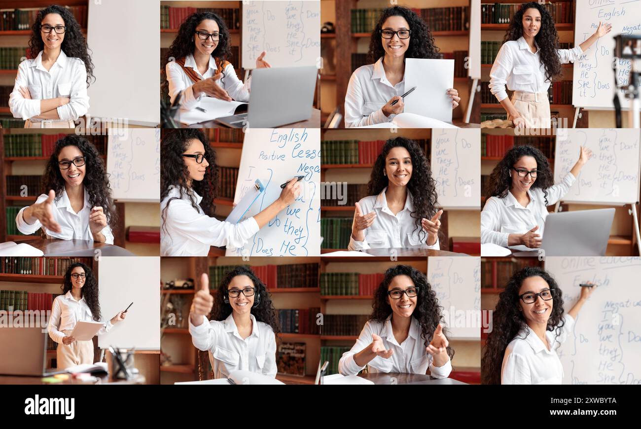 Teacher grammar classroom white board hi-res stock photography and ...