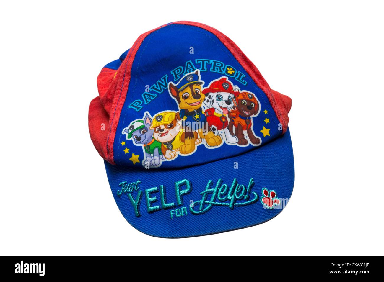 Paw Patrol Just Yelp for Help baseball cap isolated on white background ...