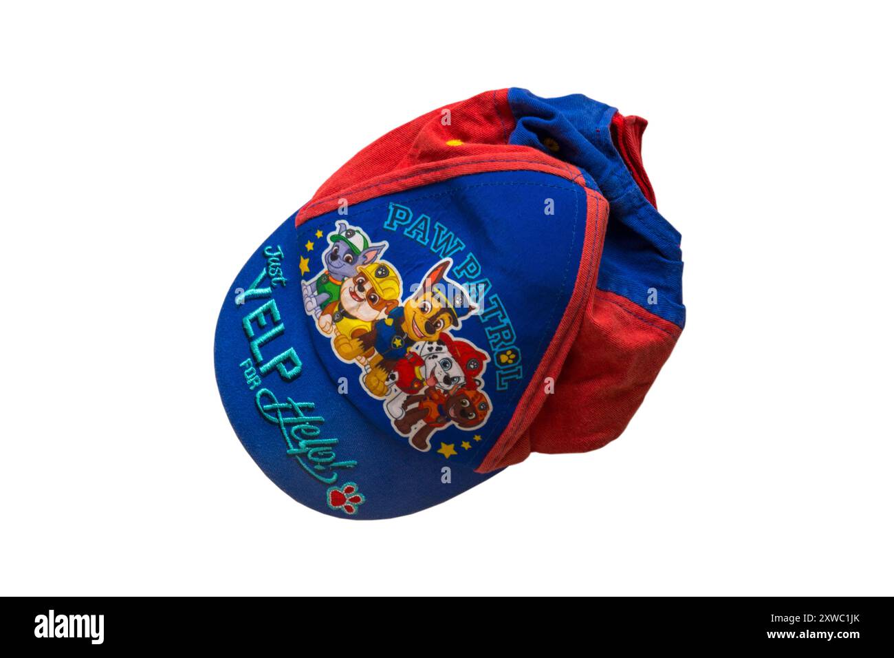 Paw Patrol Just Yelp for Help baseball cap isolated on white background ...