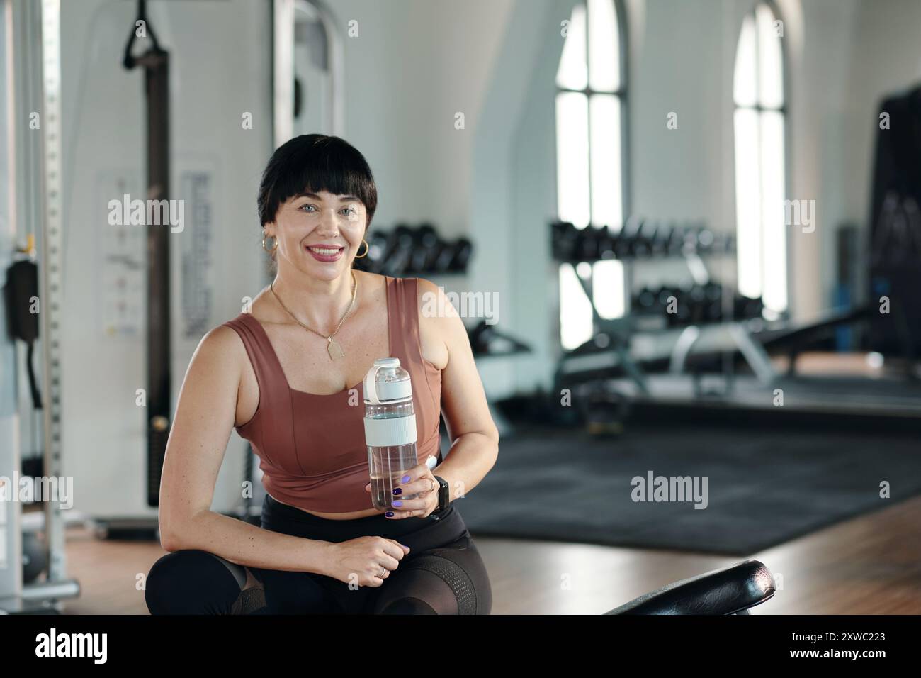 Athlete fitness mature woman hi-res stock photography and images - Alamy