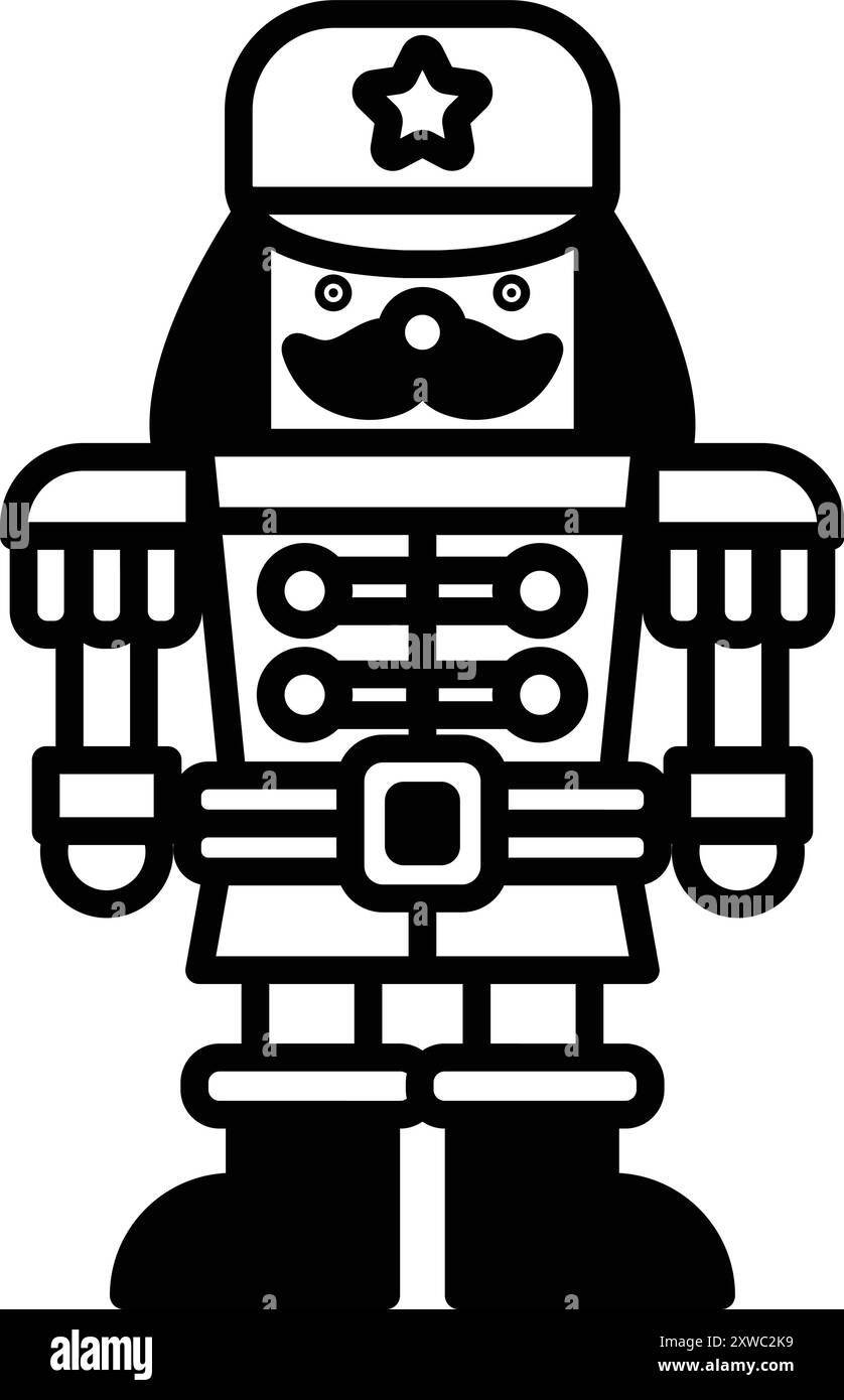 Nutcracker holiday background Black and White Stock Photos & Images - Alamy