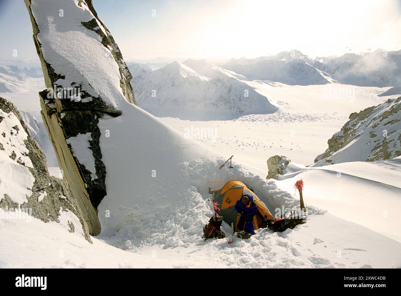 Adventure climber cold denali hi-res stock photography and images - Alamy