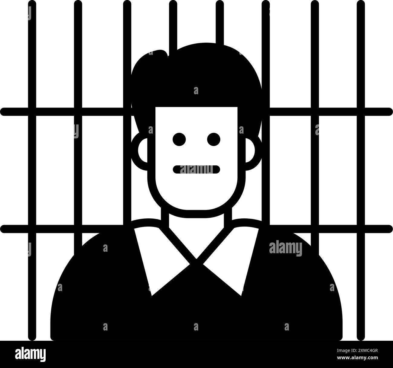 Man in custody Black and White Stock Photos & Images - Alamy