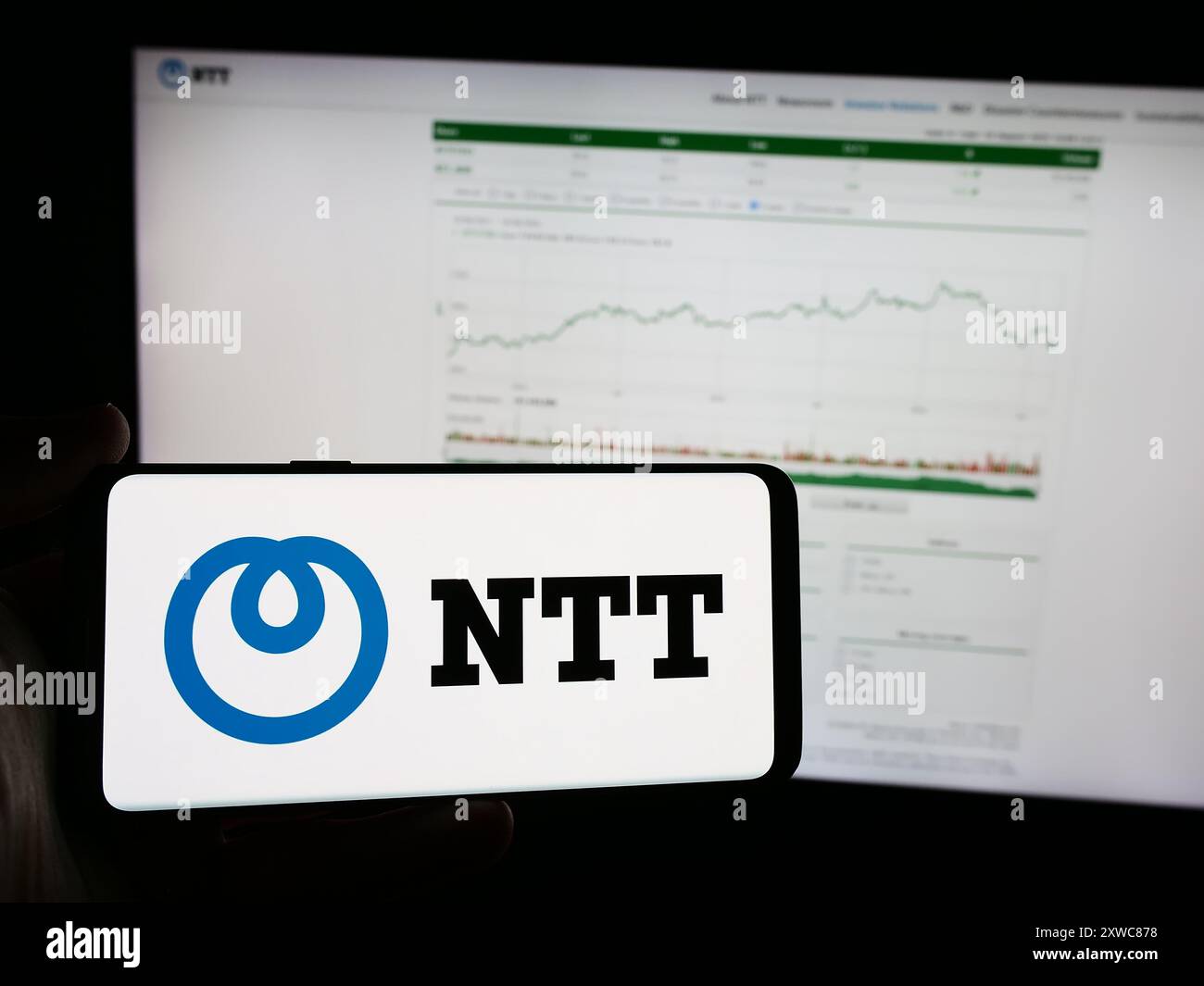 Nippon telegraph logo hi-res stock photography and images - Alamy