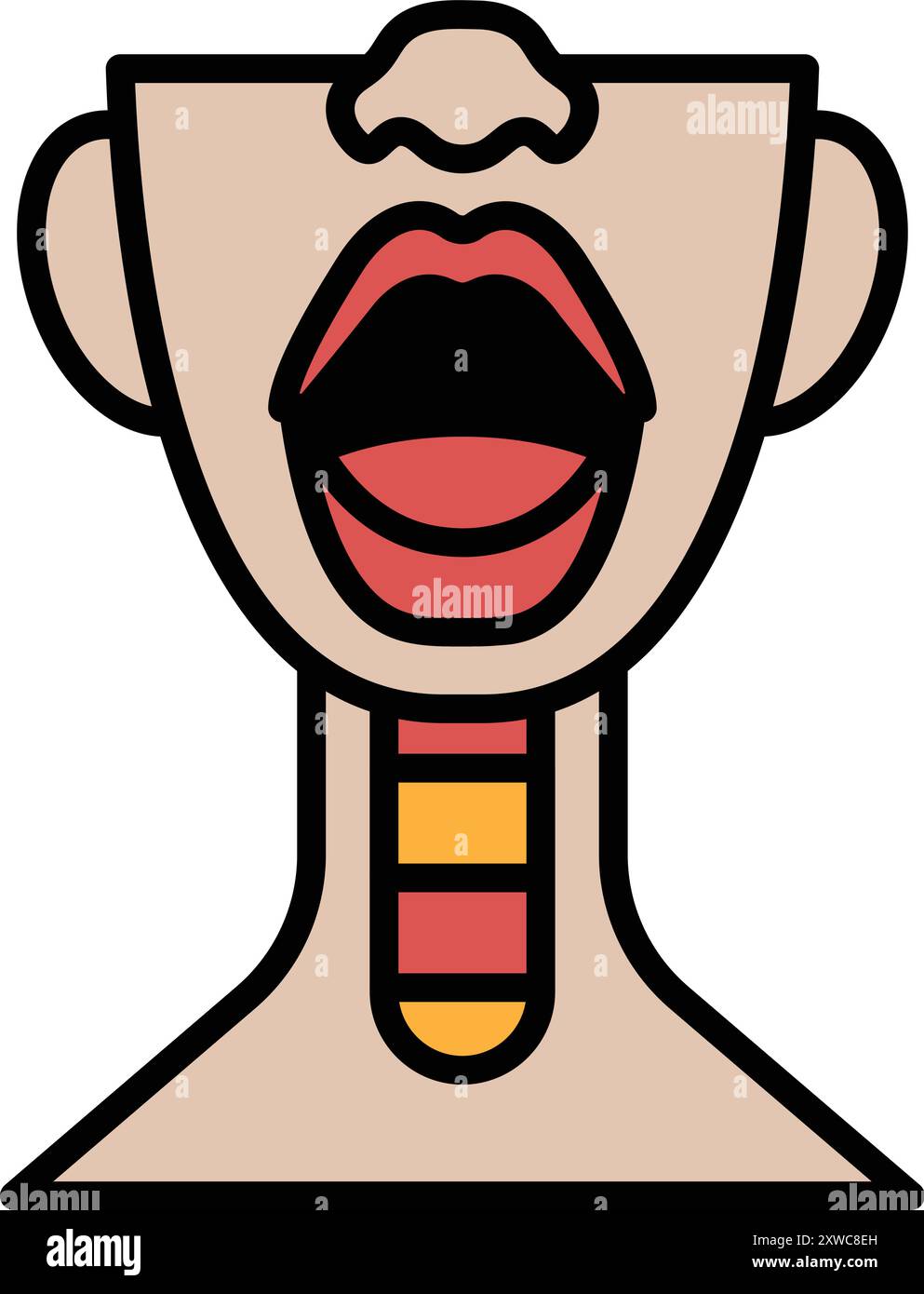 Throat organs hi-res stock photography and images - Alamy