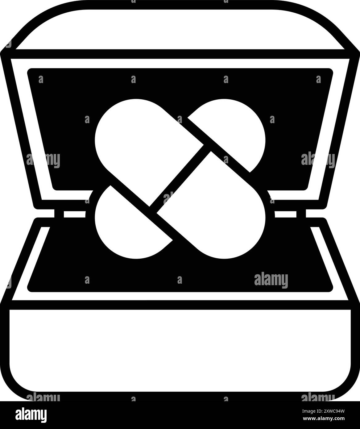 Old pencil box Stock Vector Images - Alamy