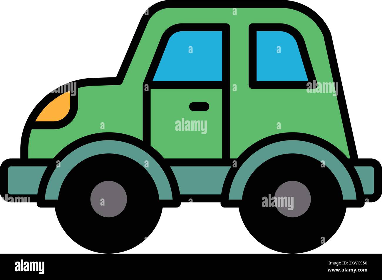 Hatchback silhouette Stock Vector Images - Alamy