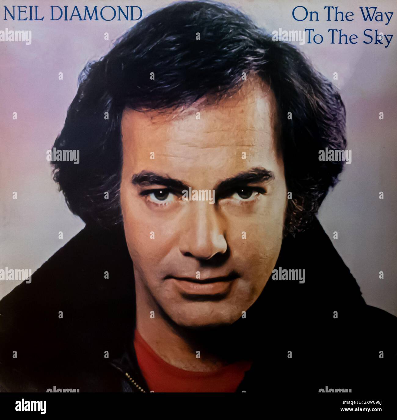 Neil Diamond – On The Way To The Sky - CBS 1981 Stock Photo - Alamy