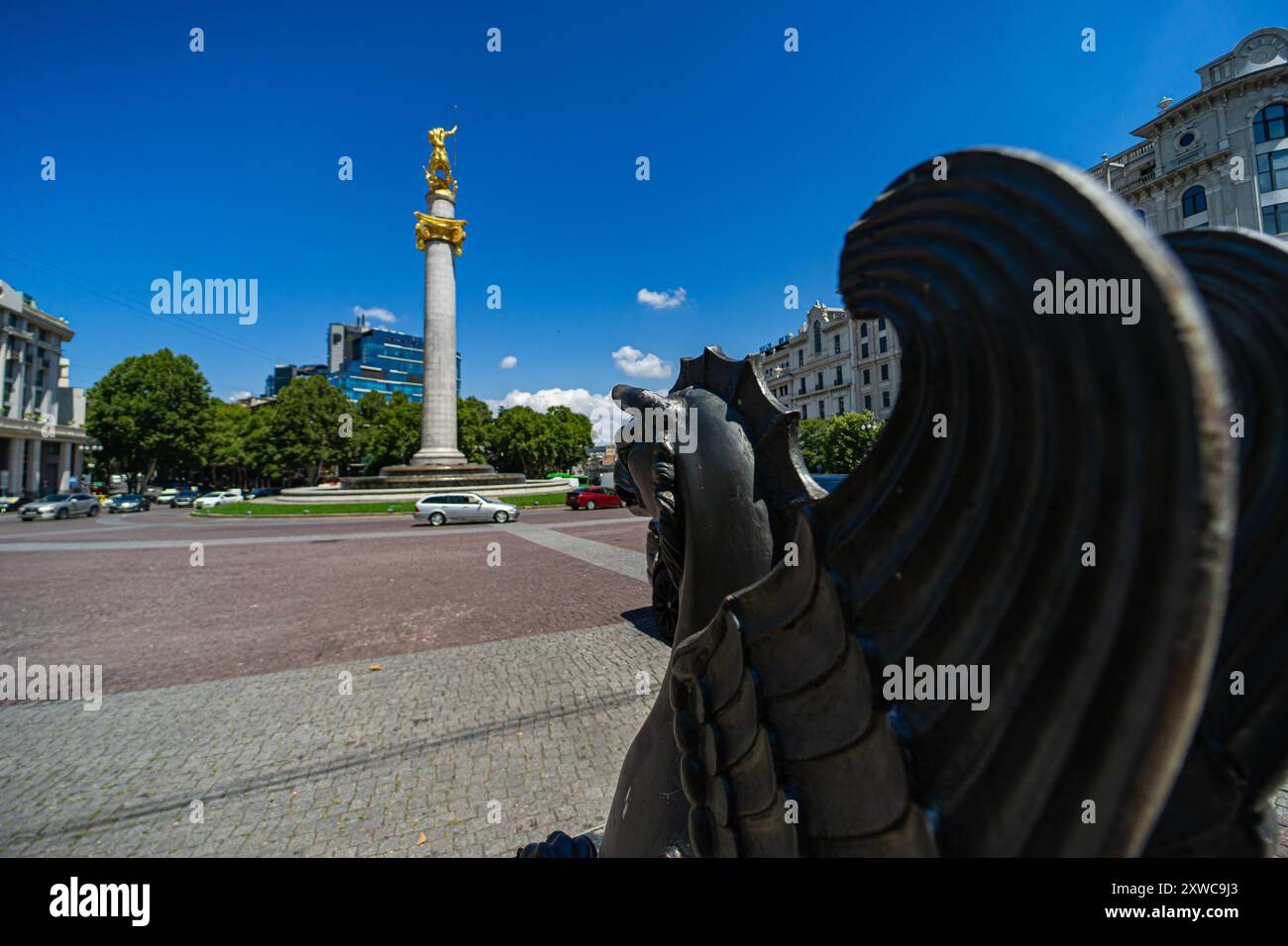 Cityscape freedom square hi-res stock photography and images - Alamy