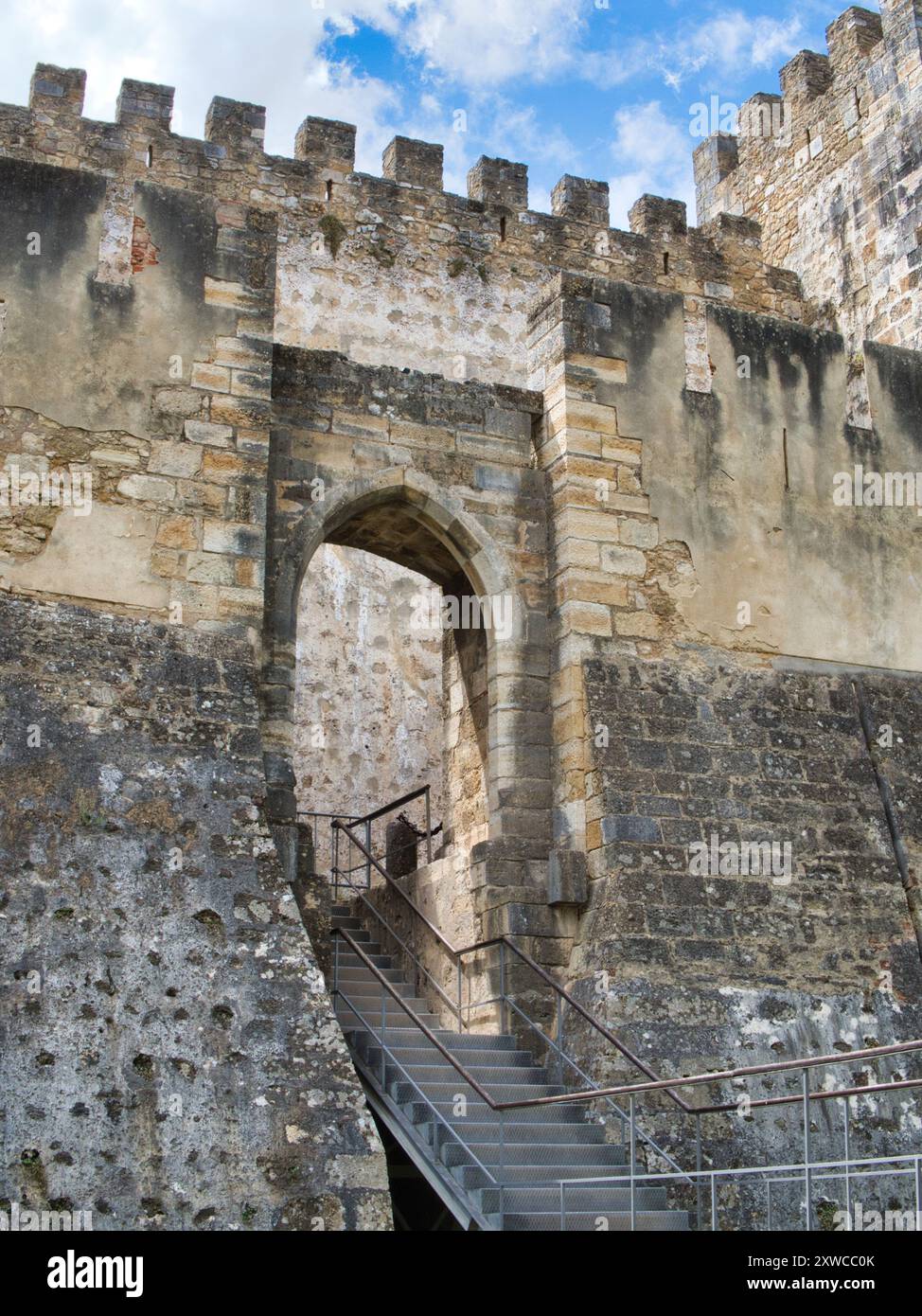 Castle of Saint George in Lisbon Stock Photo - Alamy