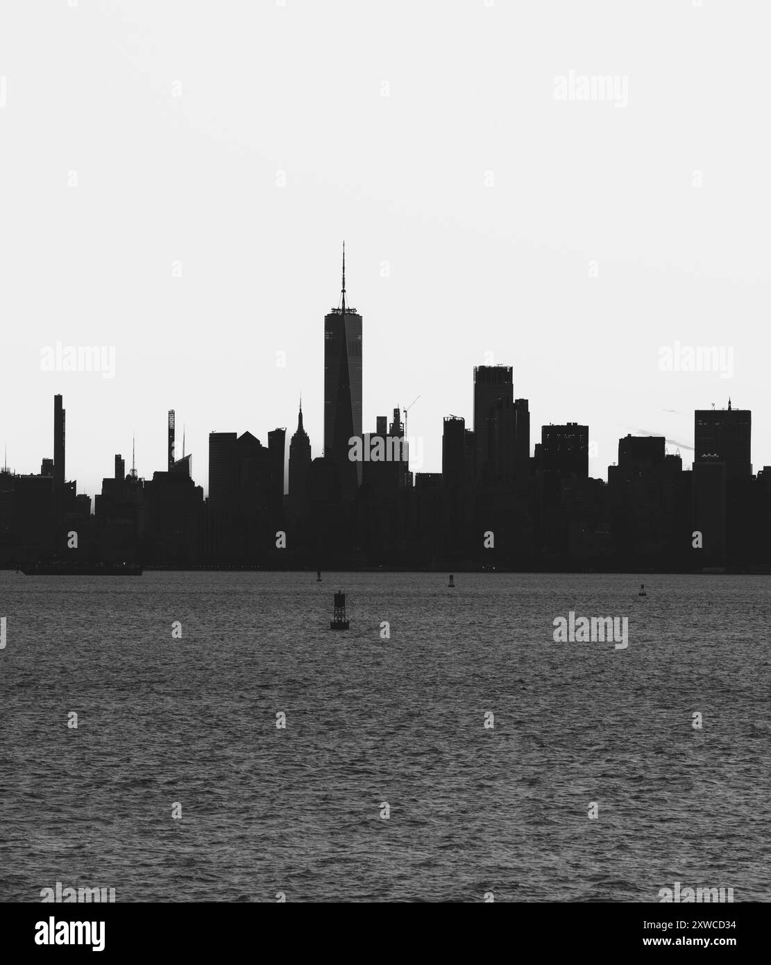 Vector sunset city skyline Black and White Stock Photos & Images - Alamy