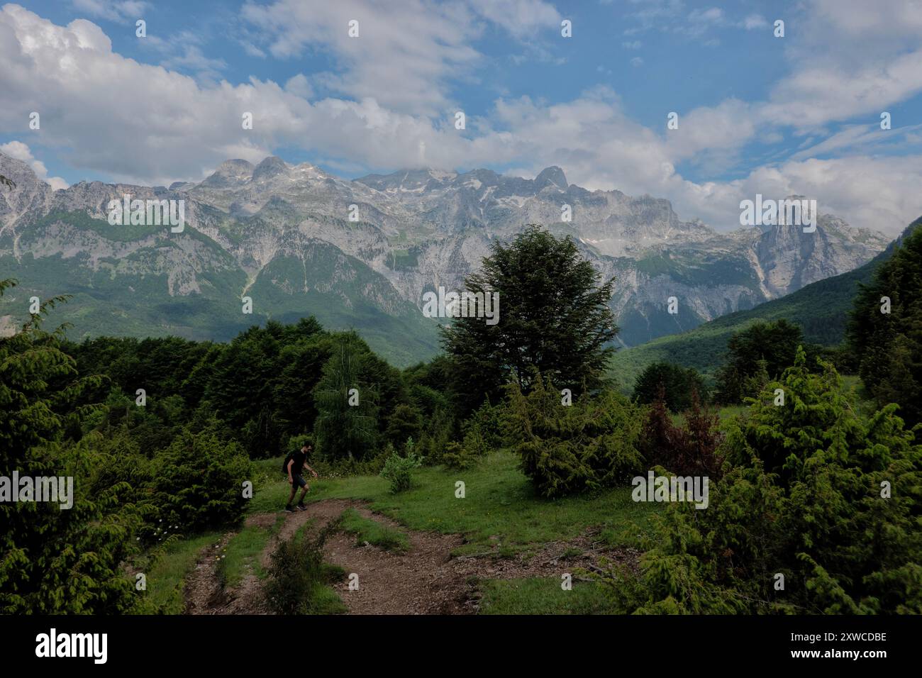 Crossing the Valbona Pass, Peaks of the Balkans Trail, Accursed ...