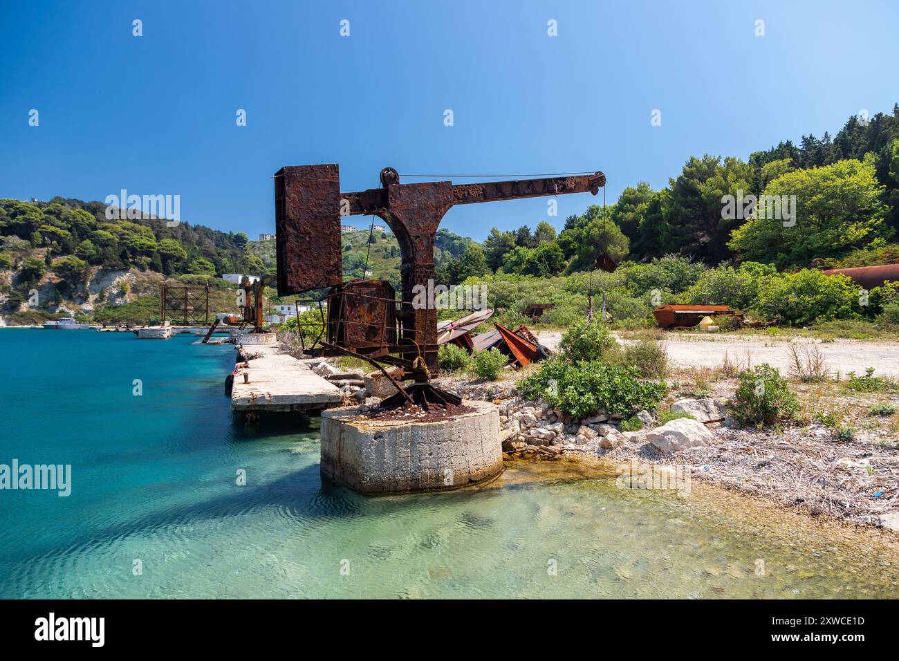 Sazan is an Albanian uninhabited island in the Mediterranean Sea. It us ...