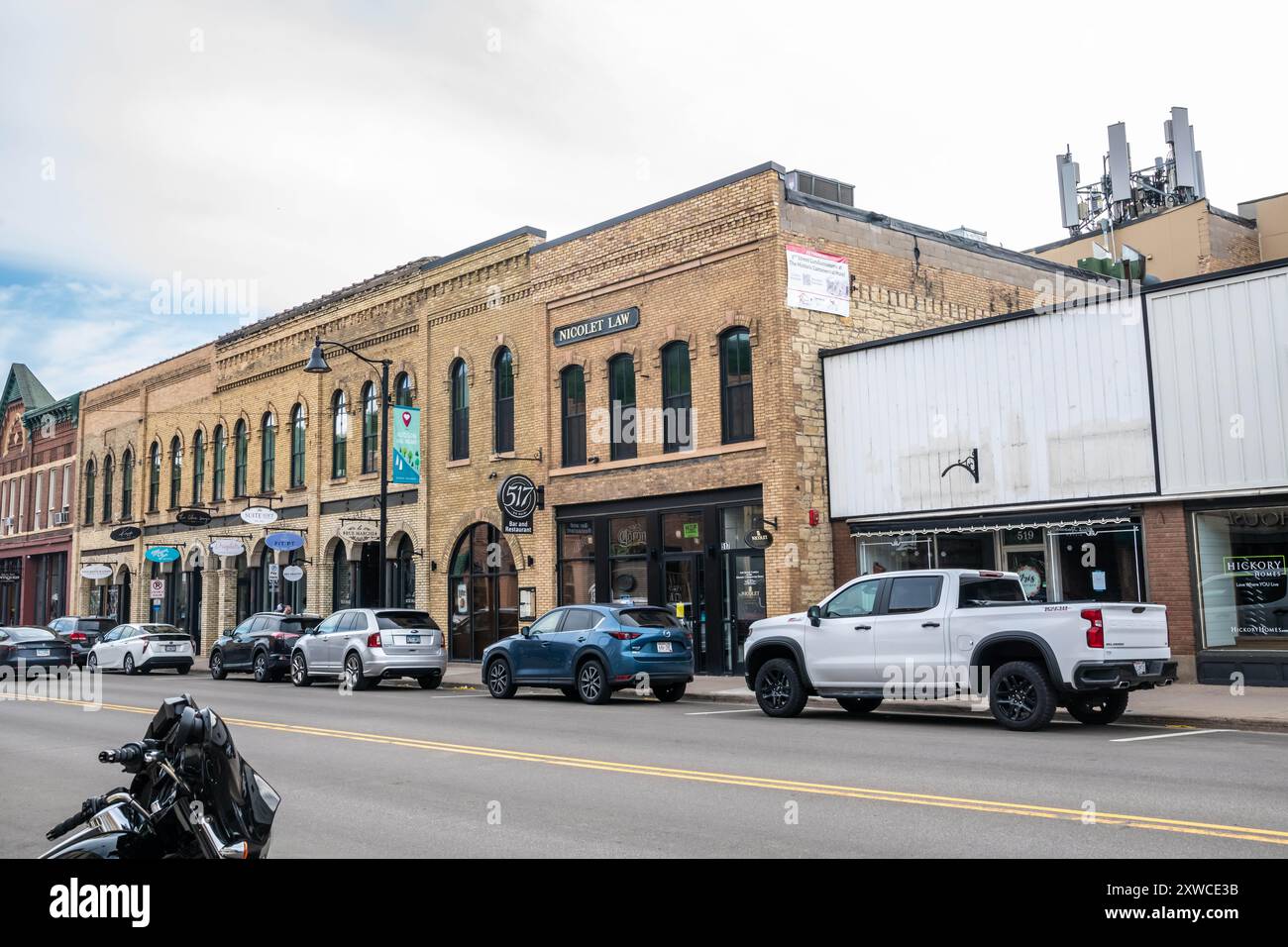 The very beautiful town of Hudson, Wisconsin Stock Photo - Alamy