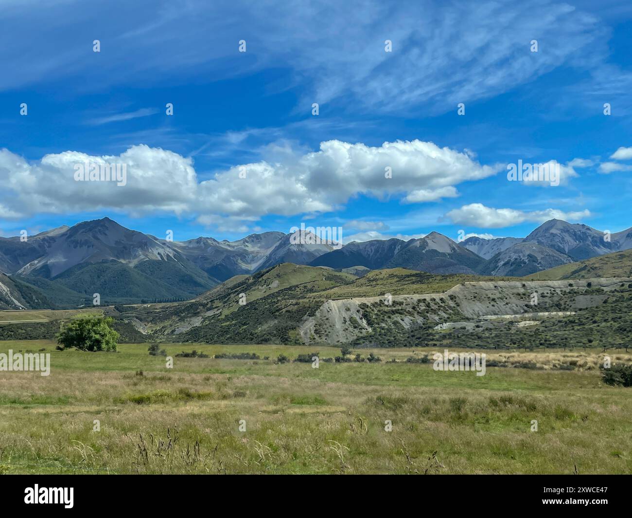 Amazing Mountain Scene at Malvern Ward, New Zealand Stock Photo - Alamy