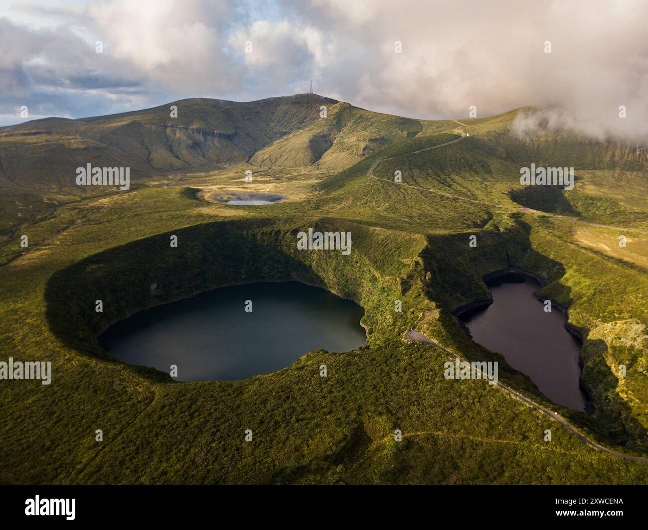 lagoons ins azores island portugal Stock Photo - Alamy