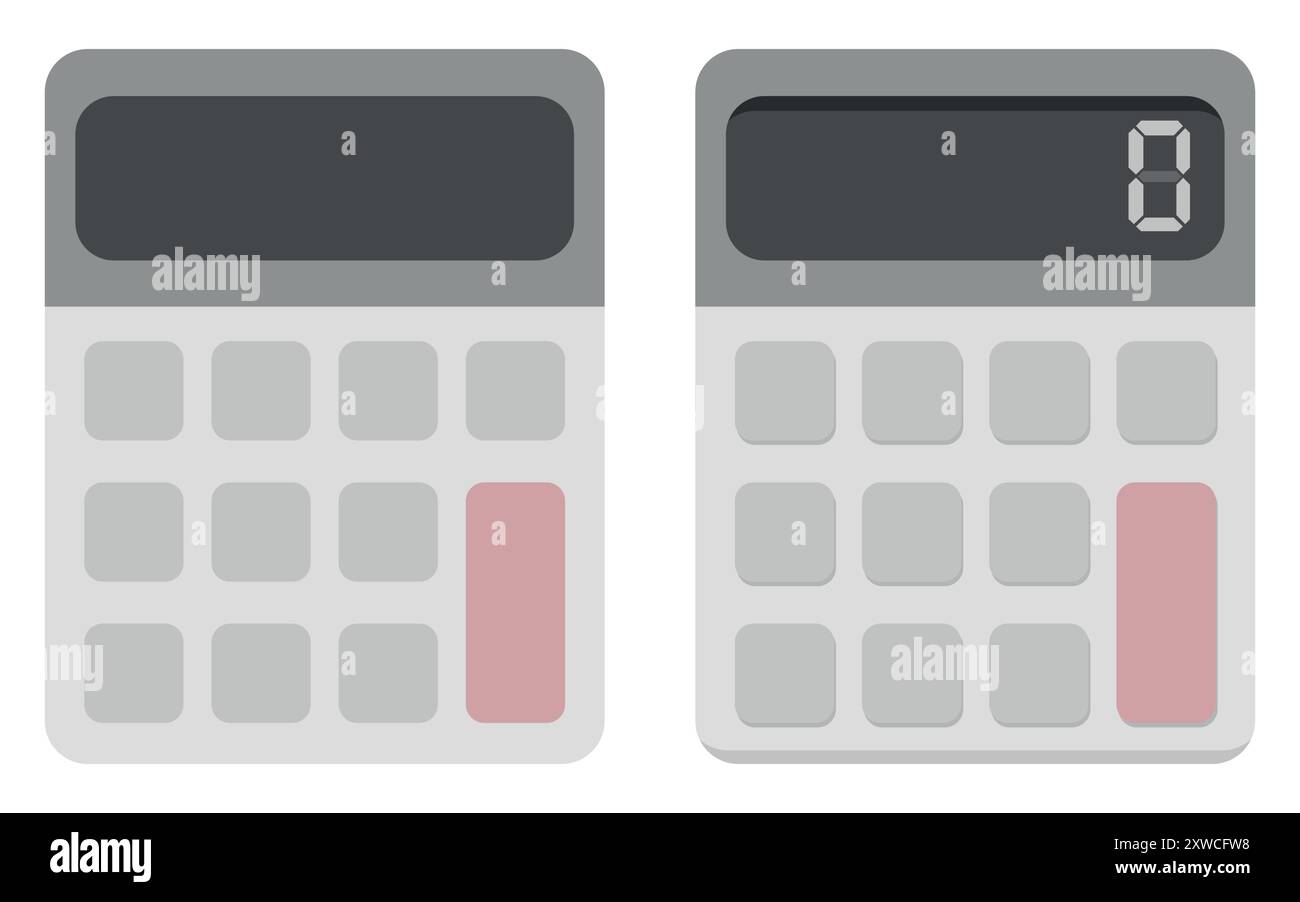 Stylish calculators that elegantly showcase a sleek and modern design ...