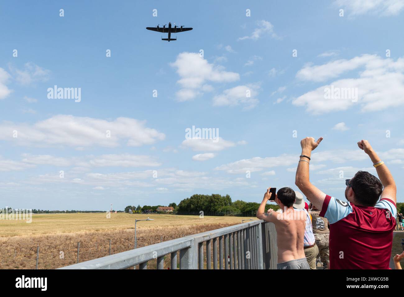 Royal Air Force Battle of Britain Memorial Flight Avro Lancaster PA474 ...