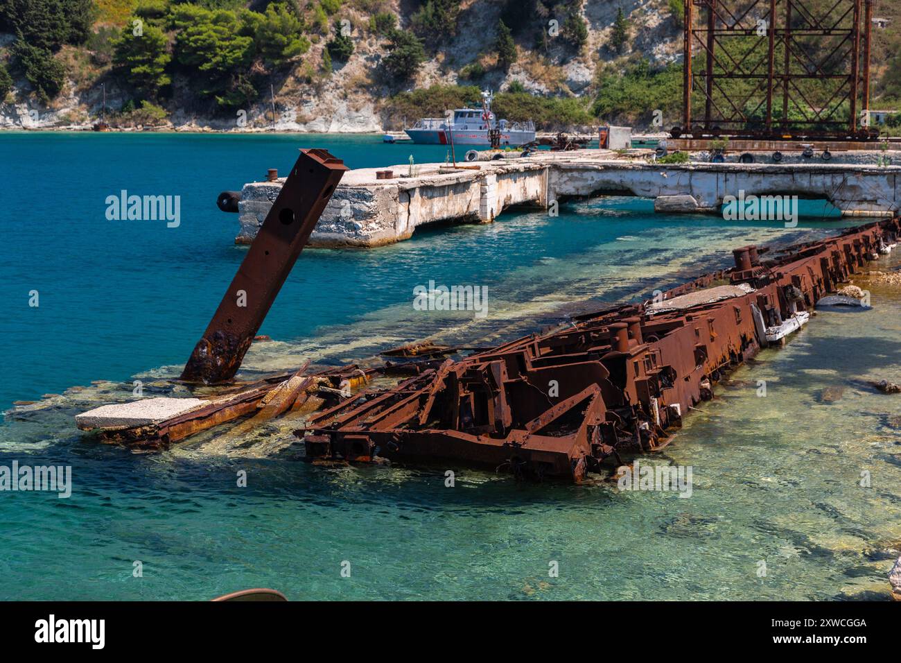 Sazan is an Albanian uninhabited island in the Mediterranean Sea. It us ...