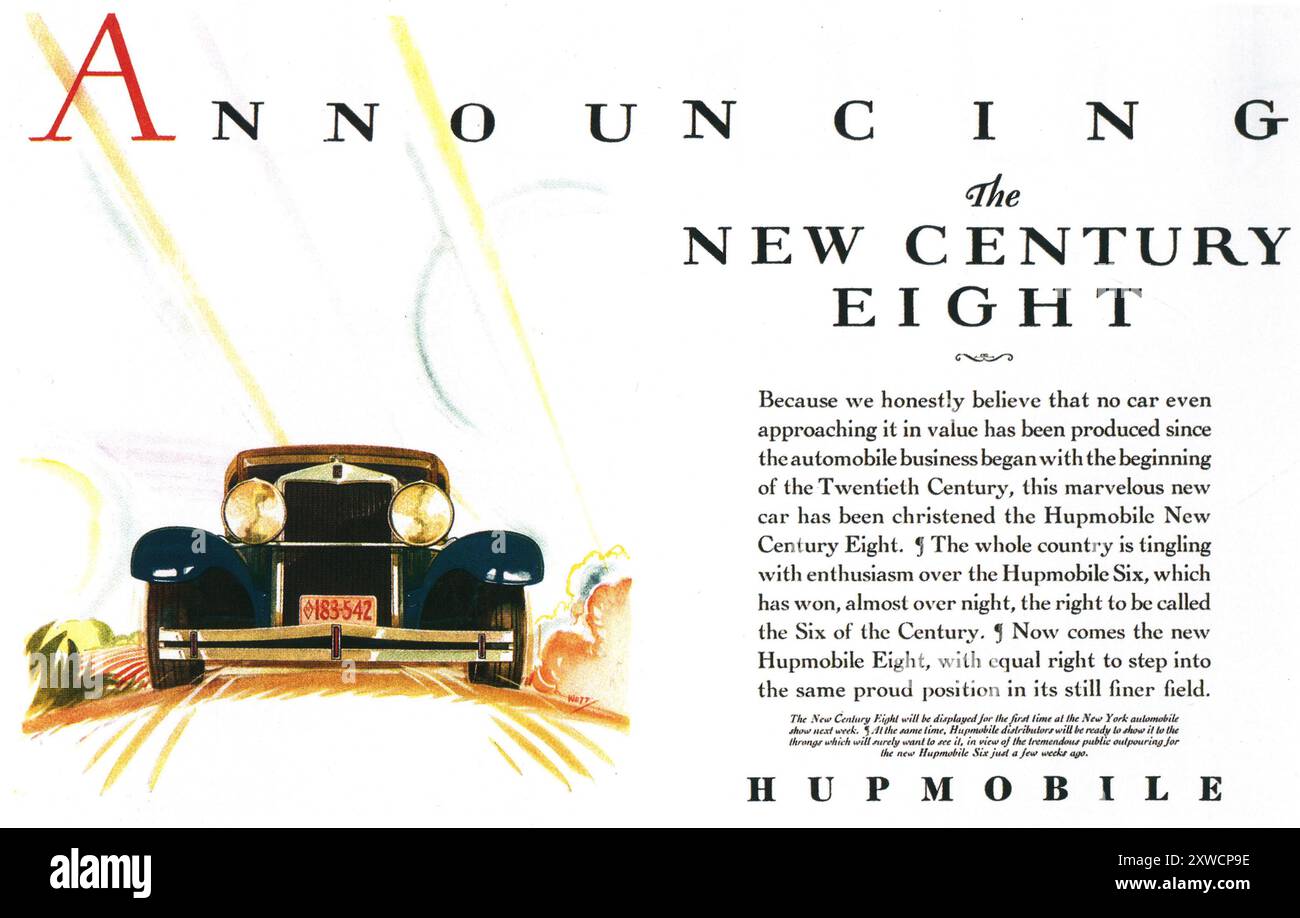 Hupmobile car hi-res stock photography and images - Alamy