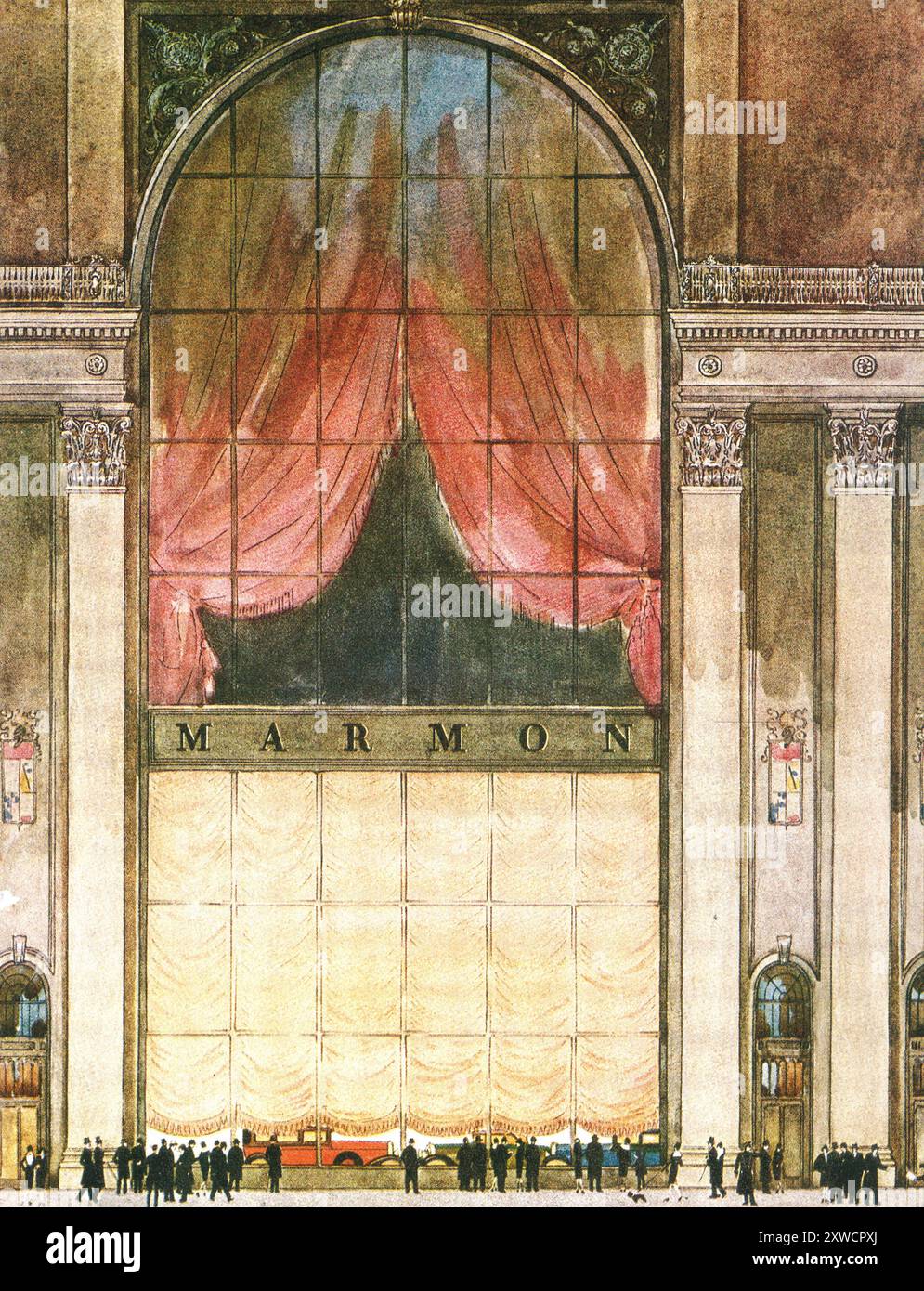 1928 Marmon car ad Stock Photo - Alamy