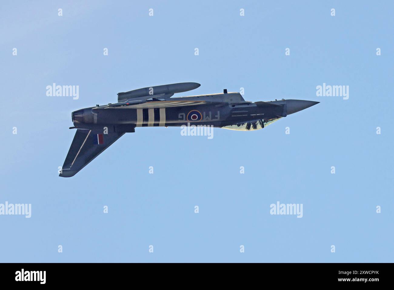 Hawker Typhoon flying at the Blackpool Airshow - August 2024 Stock ...