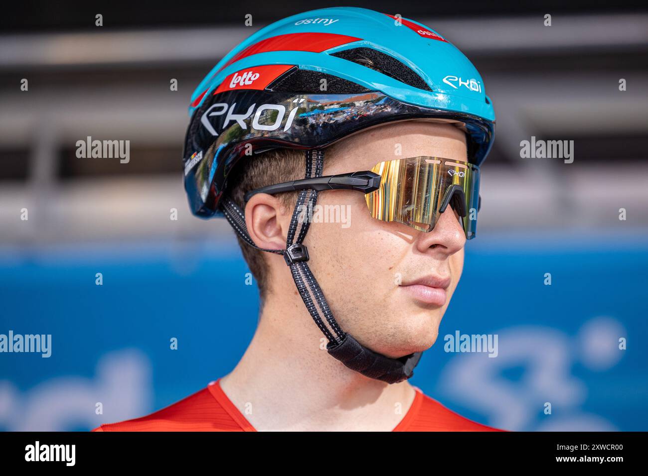 Ringkøbing, Denmark. 15th, August 2024. Florian Vermeersch from Team ...