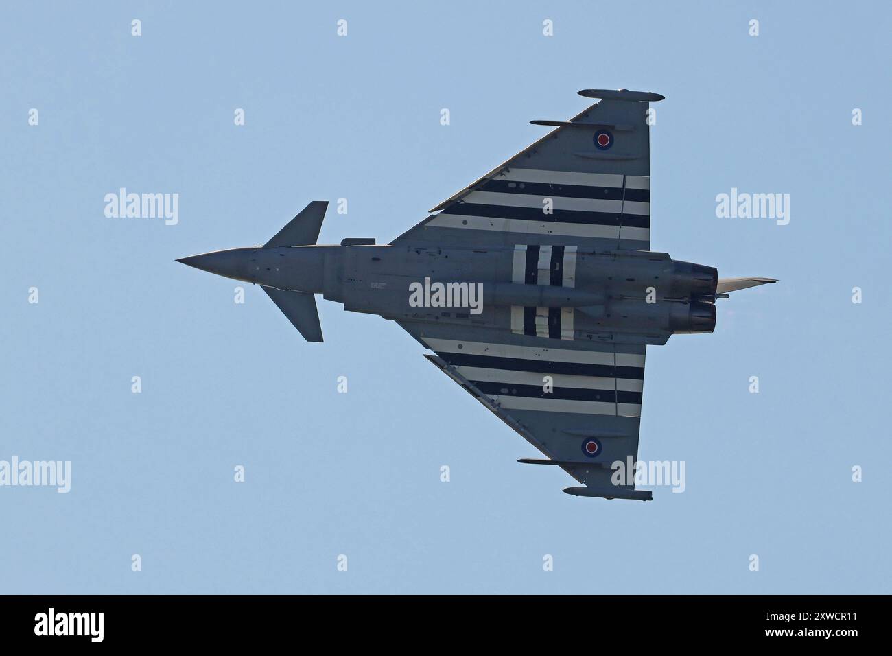 Hawker Typhoon flying at the Blackpool Airshow - August 2024 Stock ...