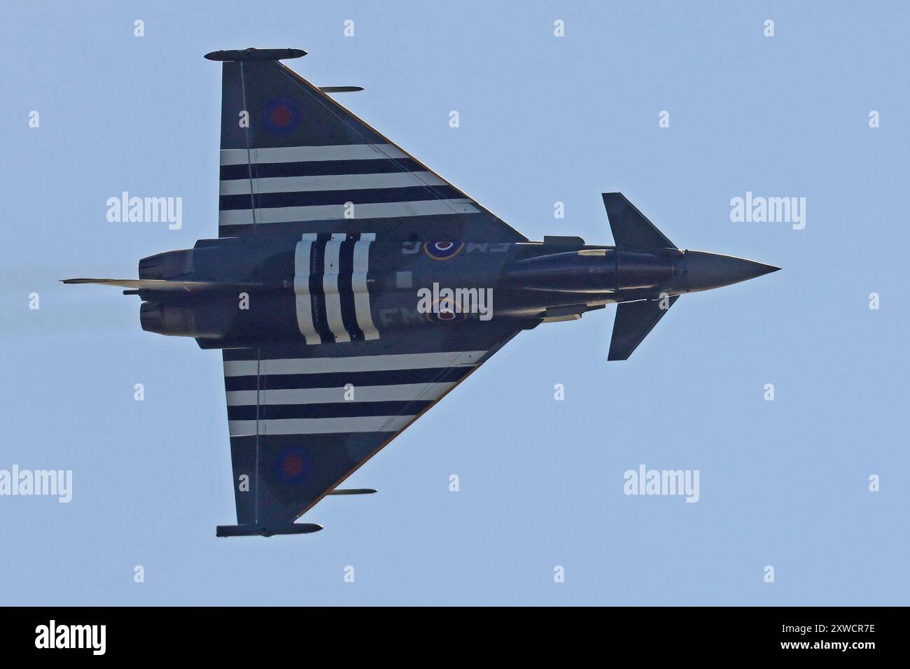 Hawker Typhoon flying at the Blackpool Airshow - August 2024 Stock ...