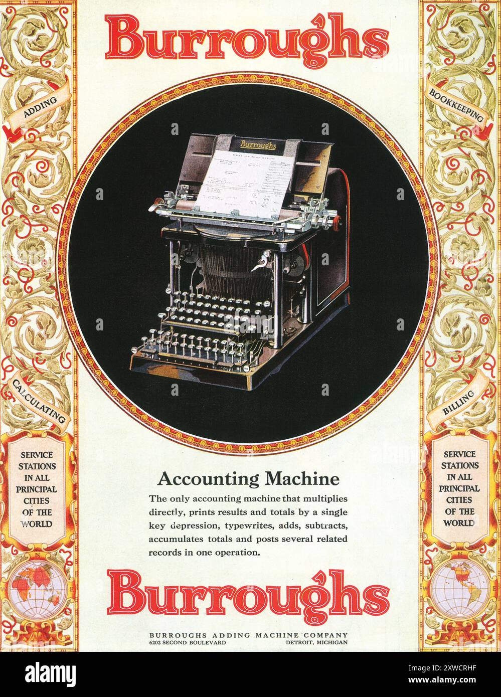 Burroughs machine hi-res stock photography and images - Alamy