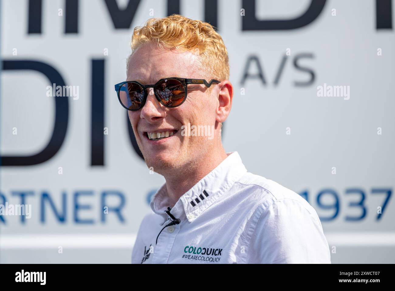 Ringkøbing, Denmark. 15th, August 2024. Former pro bike rider and now ...